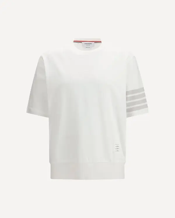 Thom Browne 4-bar Cotton Jersey T-shirt