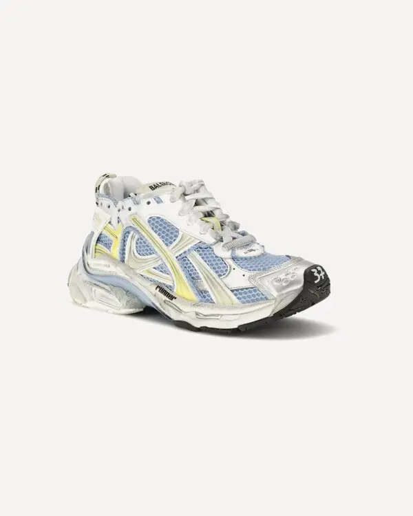 Balenciaga Runner Mesh Sneakers - Multicolour