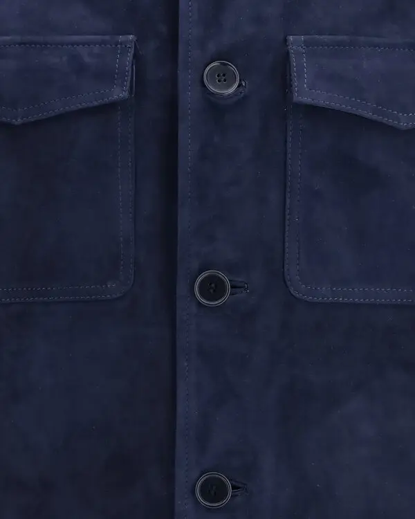 SALVATORE SANTORO Suede Leather Jacket