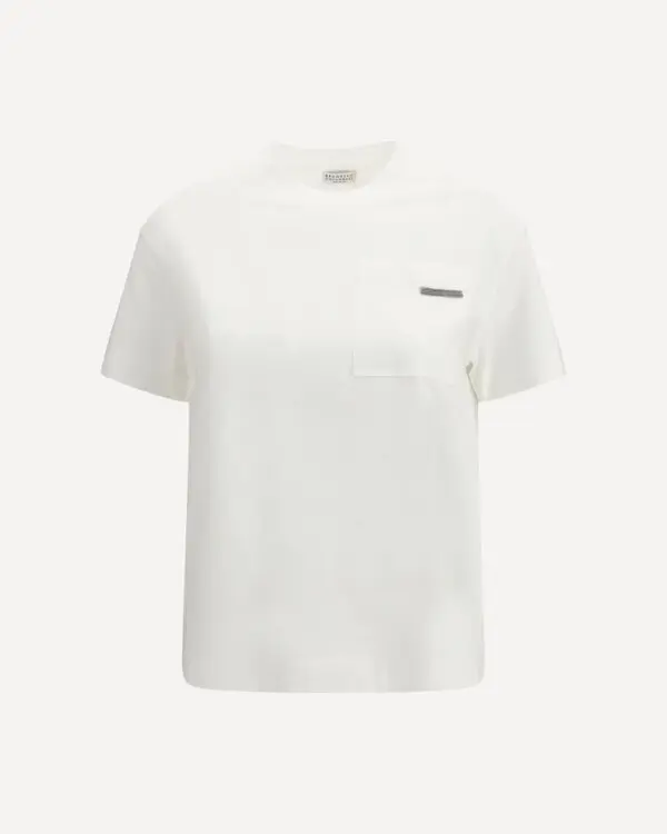 Brunello Cucinelli Pure Cotton T-shirt - White