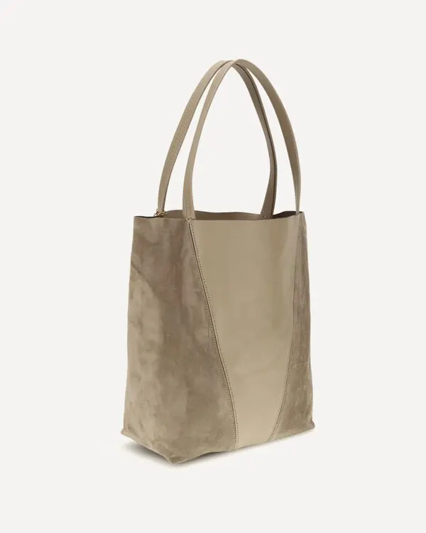 Chloé Spin Shoulder Bag - Beige