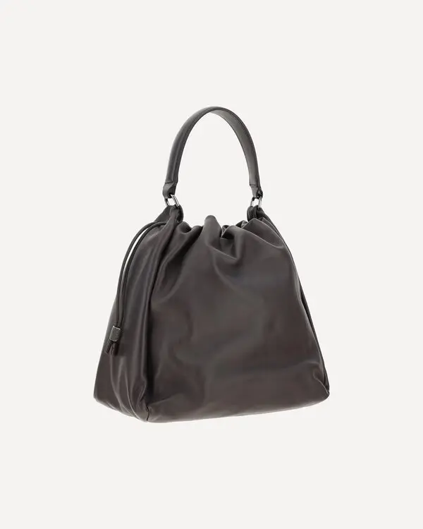 Brunello Cucinelli Leather Shoulder Bag