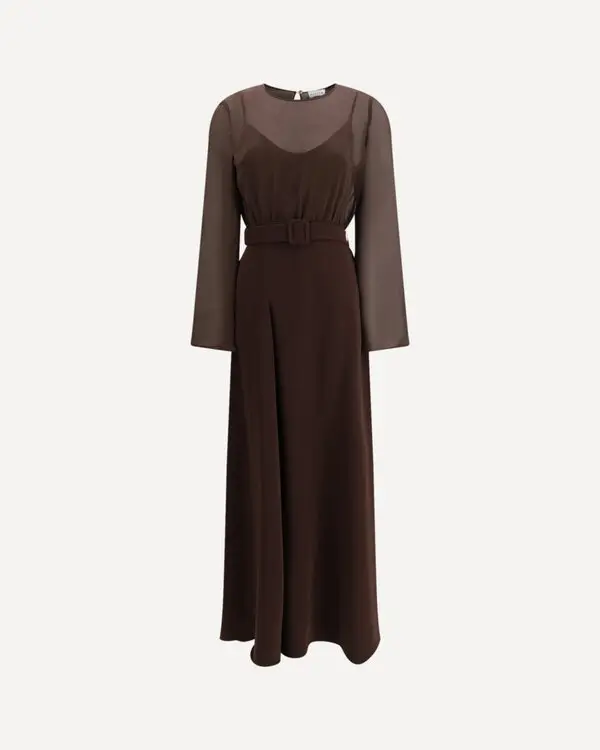 P.a.r.o.s.h Long Belted Dress