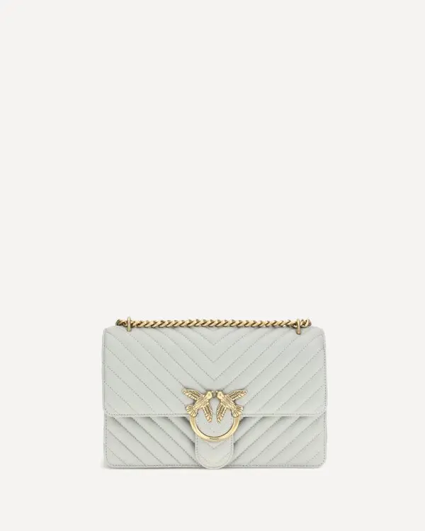 Pinko Love One Classic Shoulder Bag - Grey