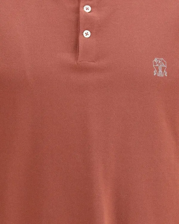 Brunello Cucinelli Cotton Polo - Red