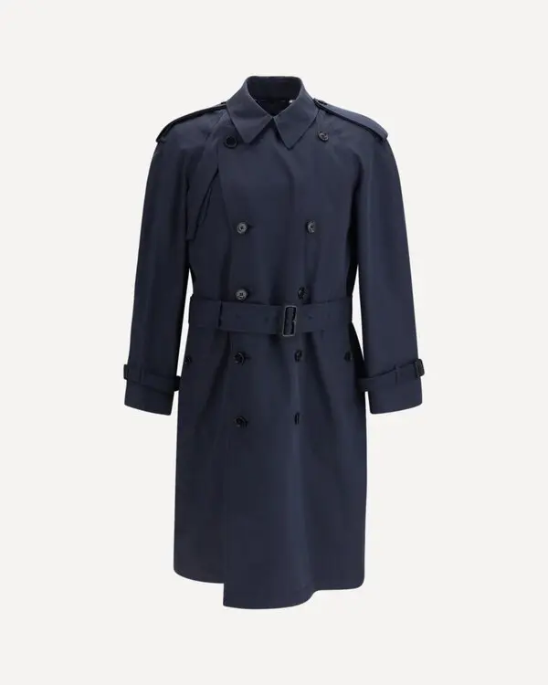 Burberry Highbury Mixed Cotton Trench Coat