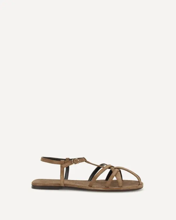 HERBERT LEVINE The Catch Sandals - Brown