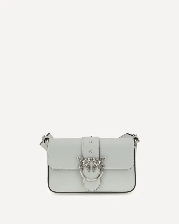 Pinko Mini Love Shoulder Bag - Grey