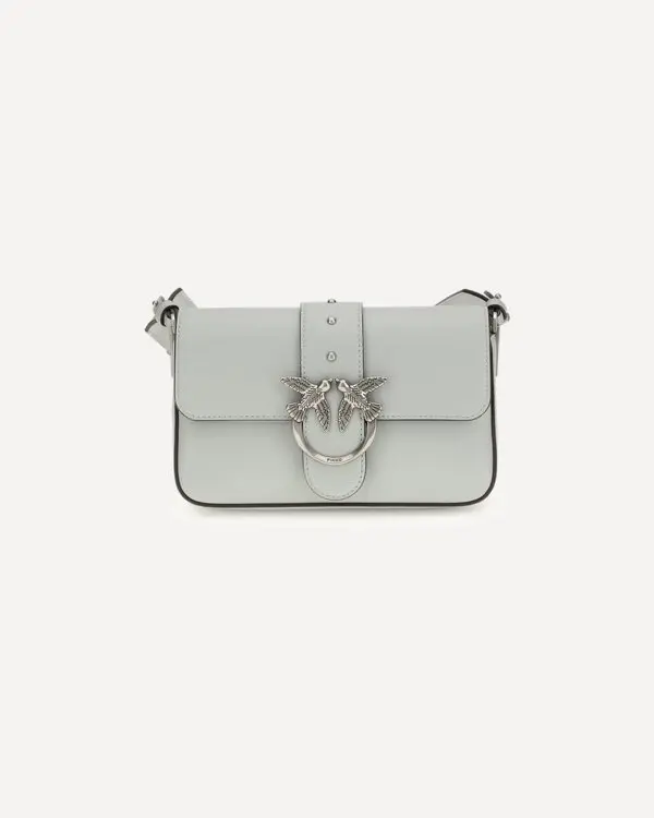 Pinko Mini Love Shoulder Bag - Grey