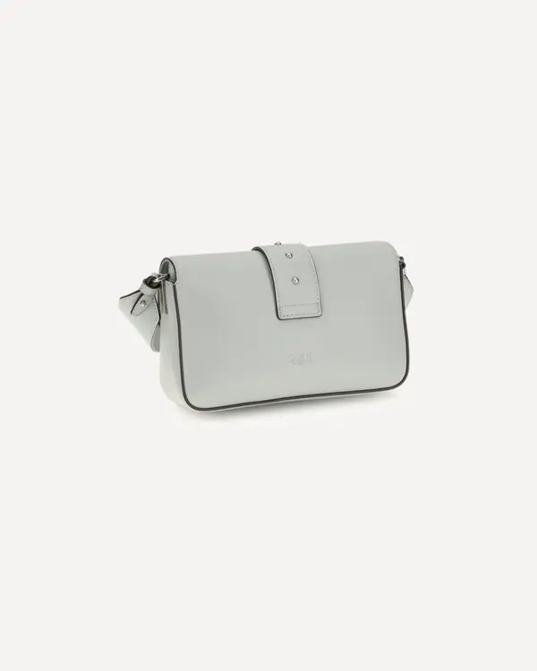 Pinko Mini Love Shoulder Bag - Grey