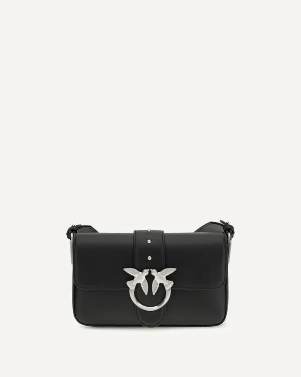 Pinko Mini Love Shoulder Bag - Black