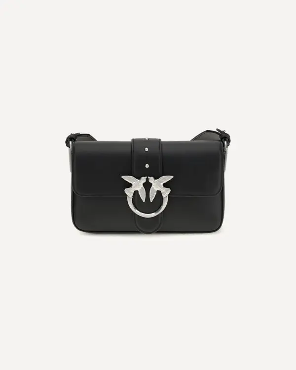 Pinko Mini Love Shoulder Bag - Black