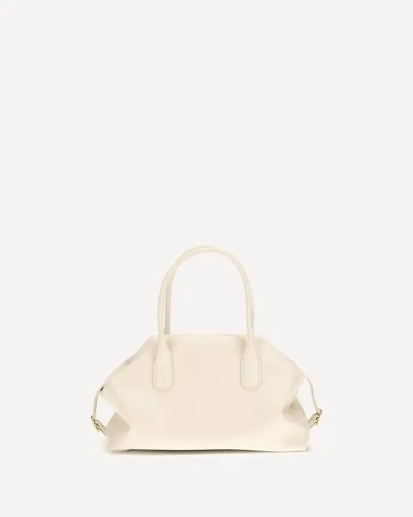 THEMOIRE Tallia Trank Medium Shoulder Bag - Cream