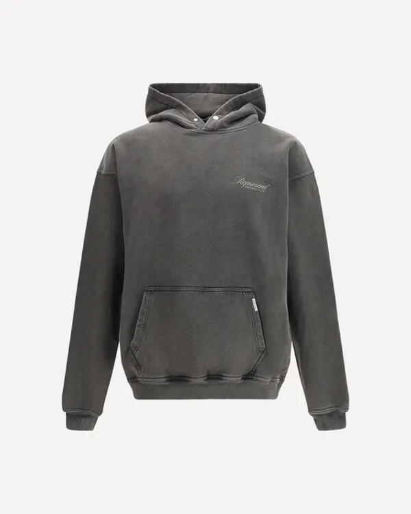 REPRESENT Cotton Hooded Sweatshirt With Monogram And Graphic Print