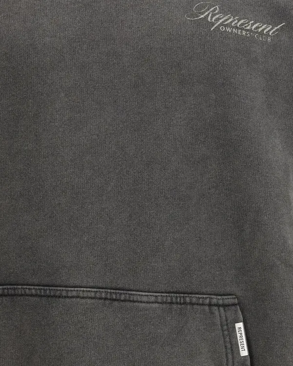 REPRESENT Cotton Hooded Sweatshirt With Monogram And Graphic Print