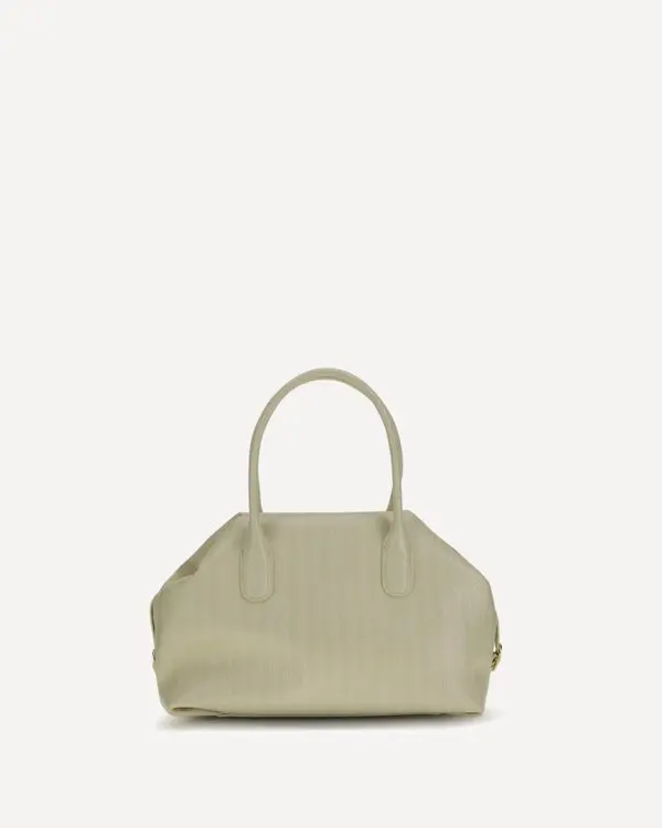 THEMOIRE Tallia Trank Medium Shoulder Bag - Cream
