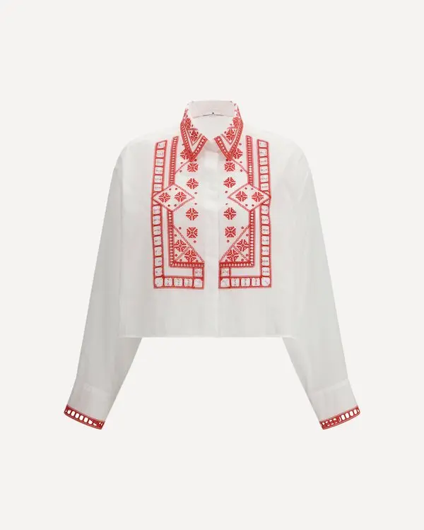 Ermanno Scervino Manjaro Embroidered Shirt - White
