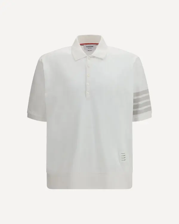 Thom Browne Cotton Polo - White