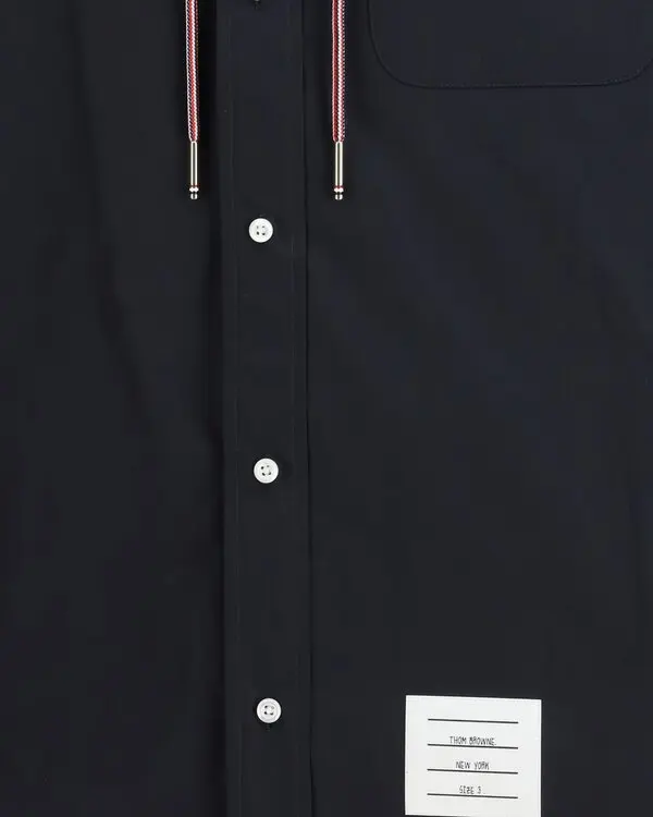 Thom Browne Nylon Cotton Hooded Jacket