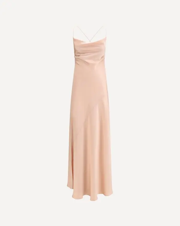 Pinko Farro Satin Maxi Dress
