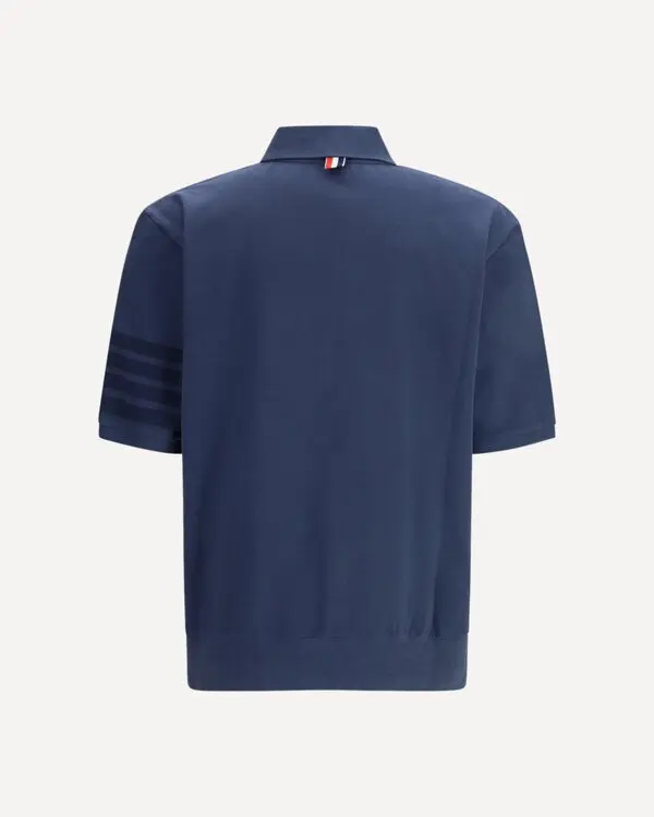 Thom Browne Cotton Polo - Blue