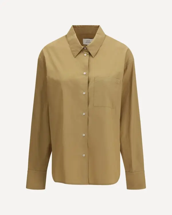 Loulou De Saison Cotton Poplin Shirt - Beige