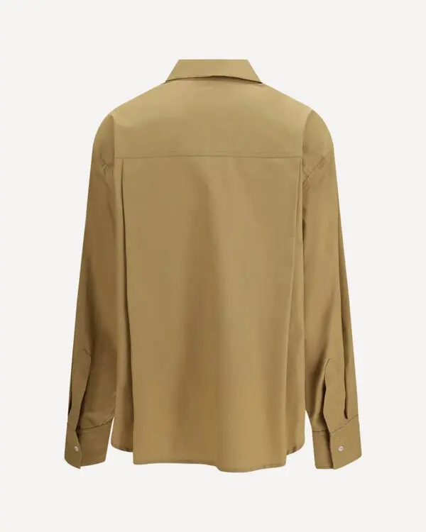 Loulou De Saison Cotton Poplin Shirt - Beige