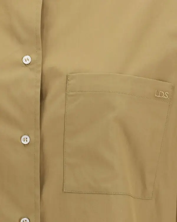 Loulou De Saison Cotton Poplin Shirt - Beige