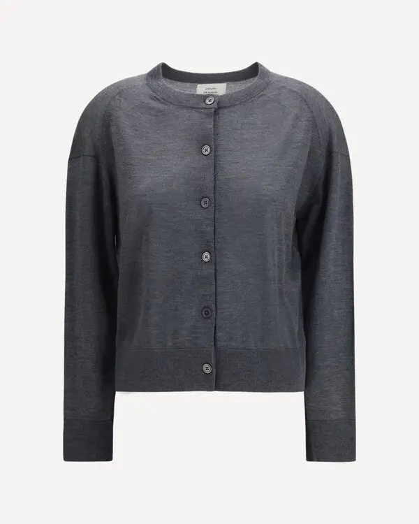Loulou De Saison Kita Cashmere Cardigan - Grey