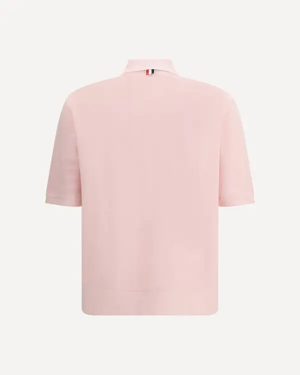 Thom Browne Cotton Polo - Pink