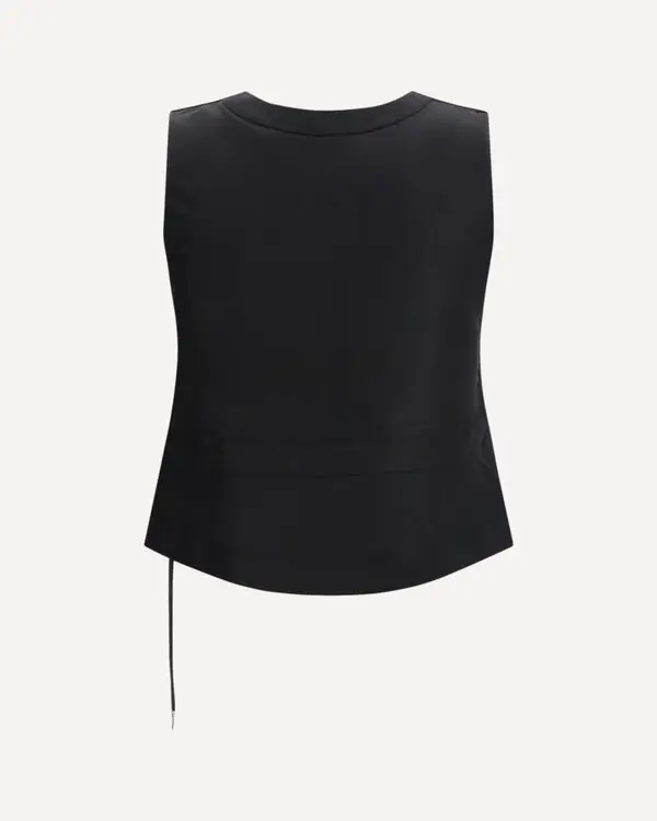 Sacai Twill Vest - Black