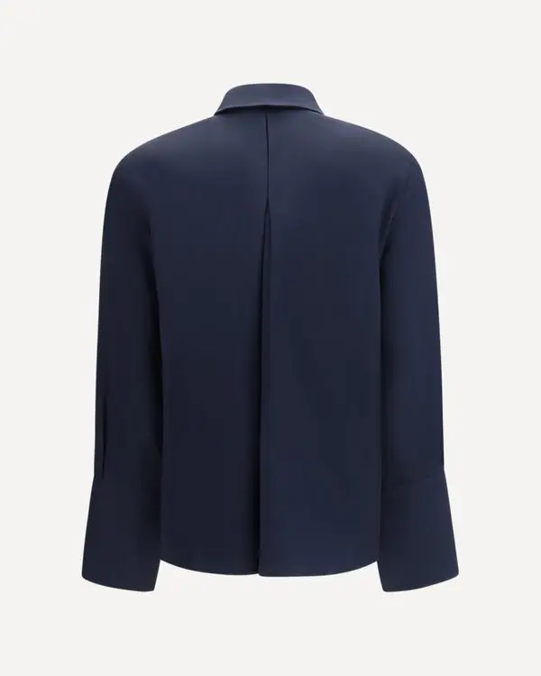 Max Mara Mxpvoliera Silk Shirt - Blue