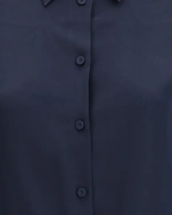 Max Mara Mxpvoliera Silk Shirt - Blue