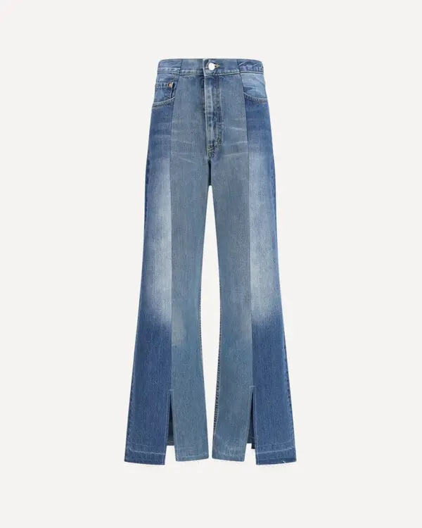E.L.V. DENIM Arcola Flare Jeans - Light Blue