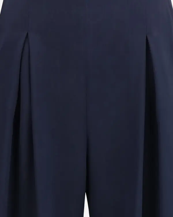 Max Mara Palude Wide-leg Pants In Satin - Blue