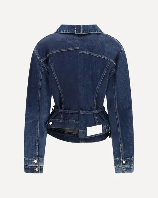E.L.V. DENIM Ridley Belted Denim Jacket