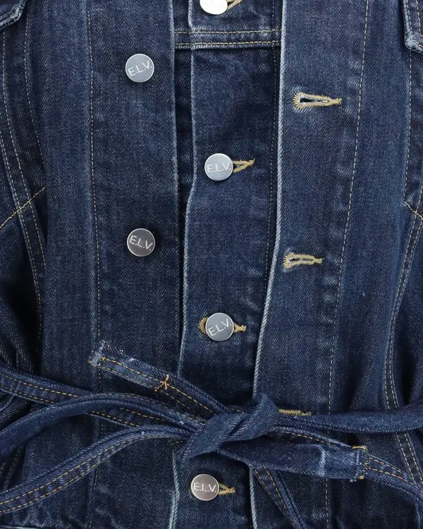 E.L.V. DENIM Ridley Belted Denim Jacket