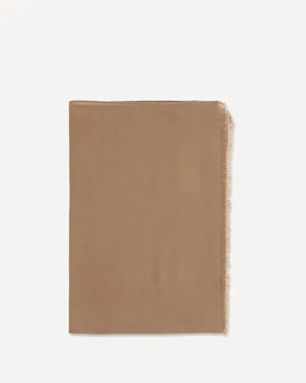 Max Mara Fringed Scarf - Beige