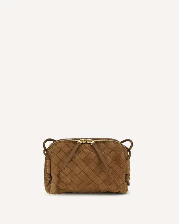Bottega Veneta Mini Loop Shoulder Bag - Brown
