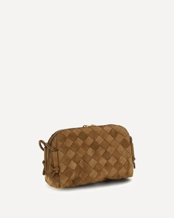 Bottega Veneta Mini Loop Shoulder Bag - Brown