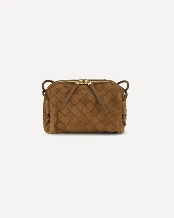Bottega Veneta Mini Loop Shoulder Bag - Brown