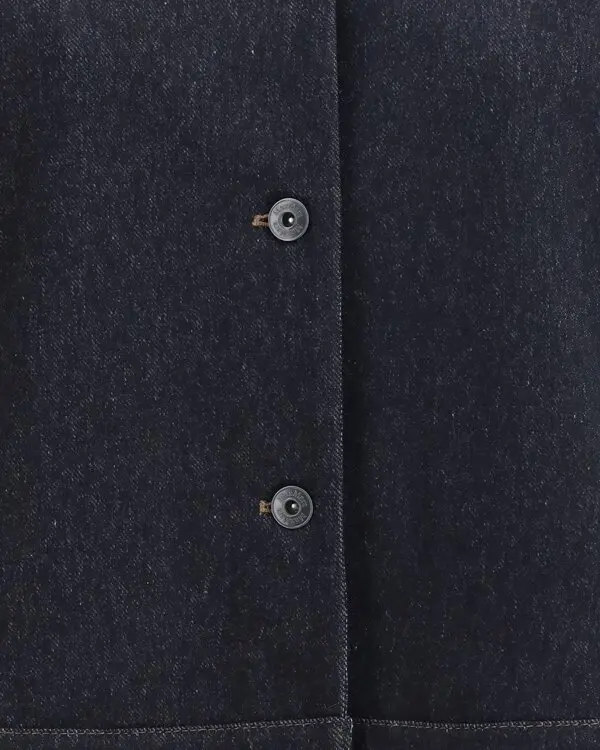 Max Mara Denim Print Jersey Jacket