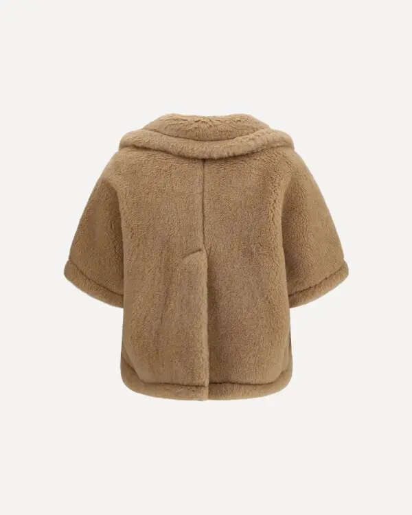 Max Mara Corvino4 Alpaca Blend Cape Jacket - Beige