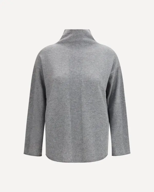 Max Mara Cashmere Turtleneck Sweater - Grey