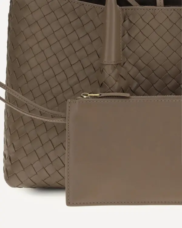Bottega Veneta Pinacoteca Tote Bag - Brown