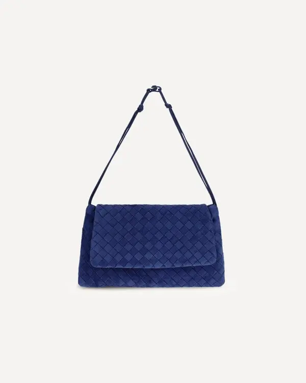 Bottega Veneta Giorno Shoulder Bag - Blue