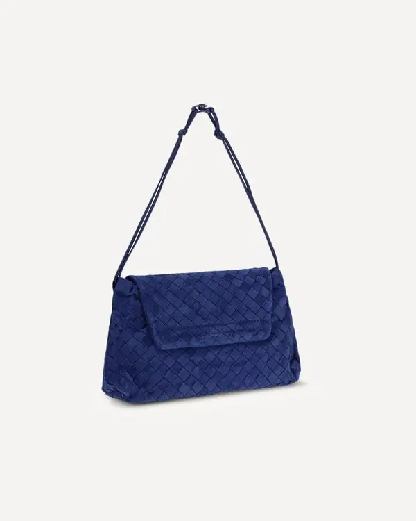 Bottega Veneta Giorno Shoulder Bag - Blue