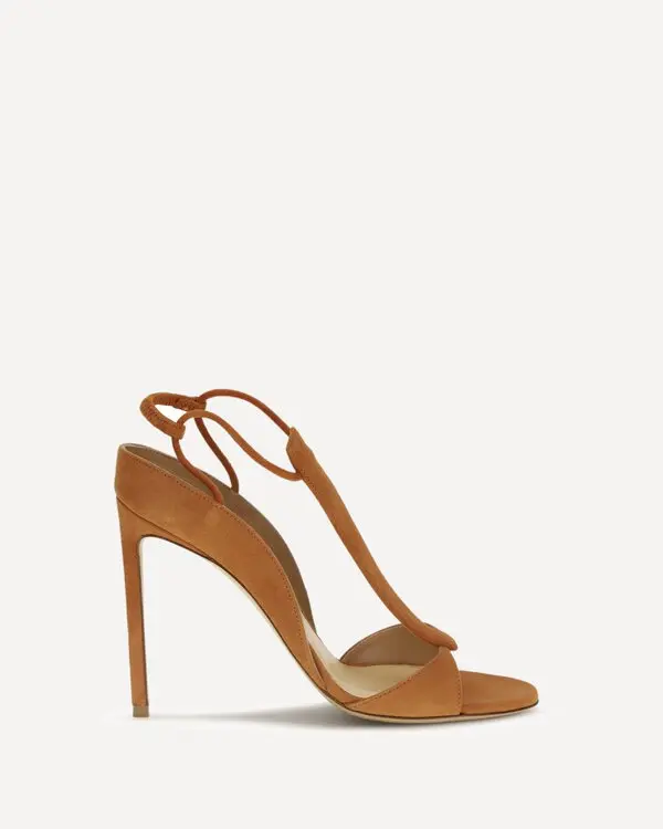 FRANCESCO RUSSO R1s950 Suede Sandals - Orange