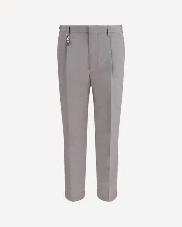 Prada Tailored Cotton Poplin Pants