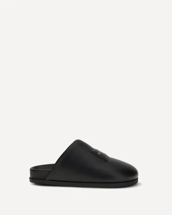 Givenchy Padded Leather Mules - Black